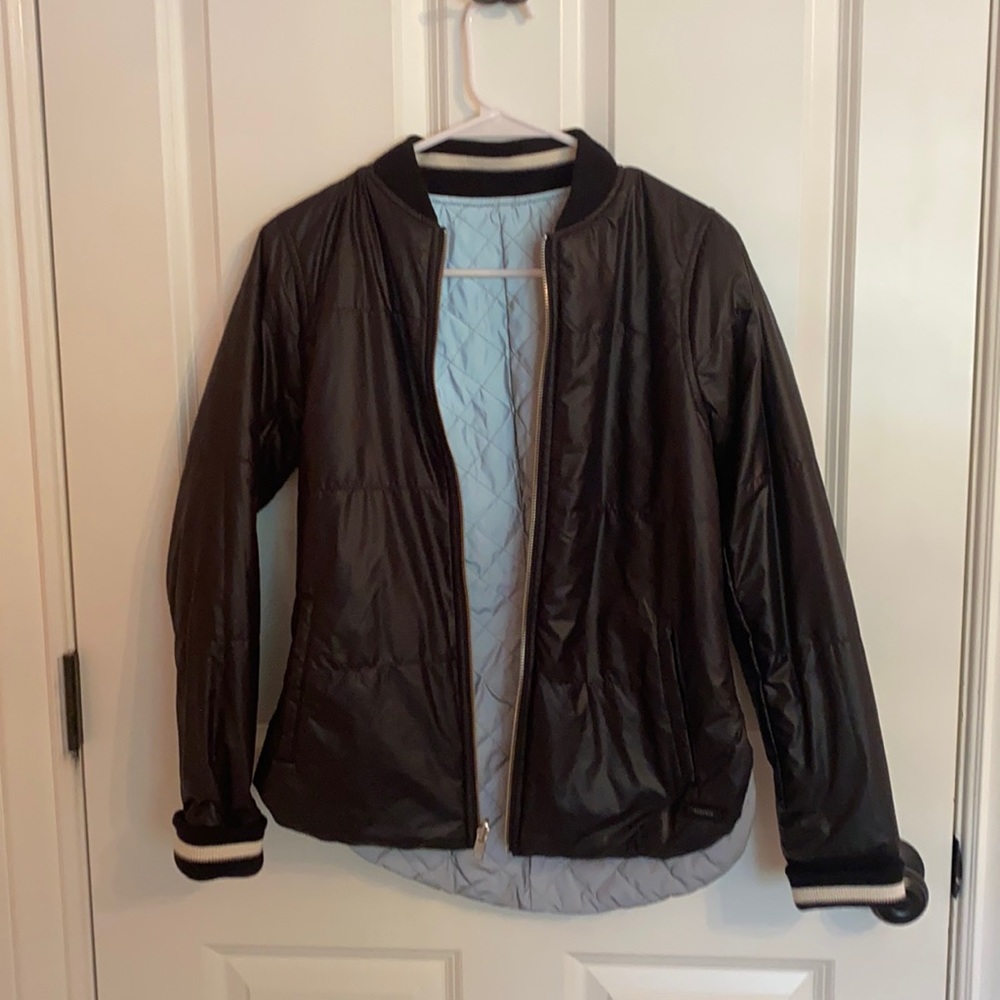 Athleta Reversible Bomber Jacket - Gem